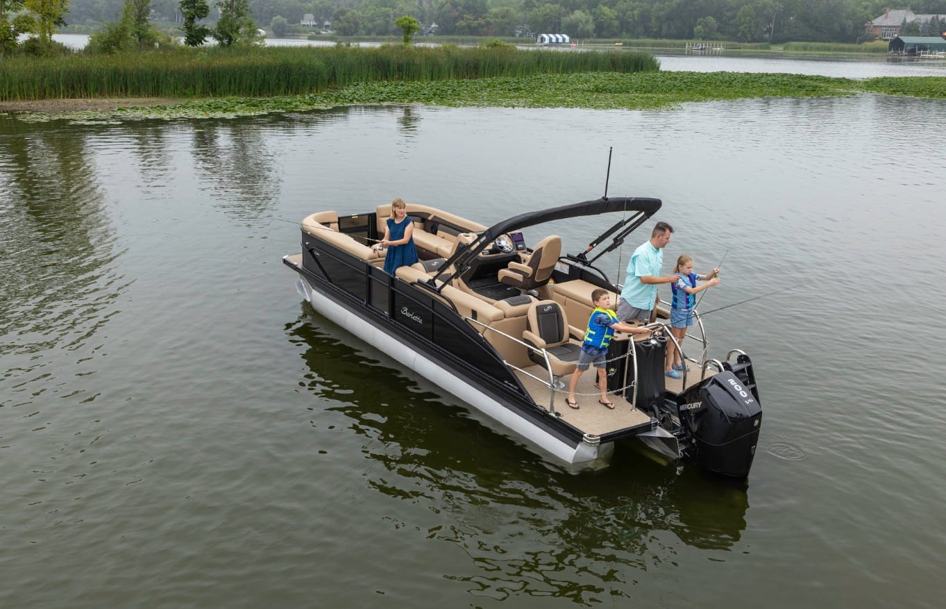 Used Barletta Cabrio Cast-N-Cruise Lounge Luxury Pontoon Boats For Sale ...