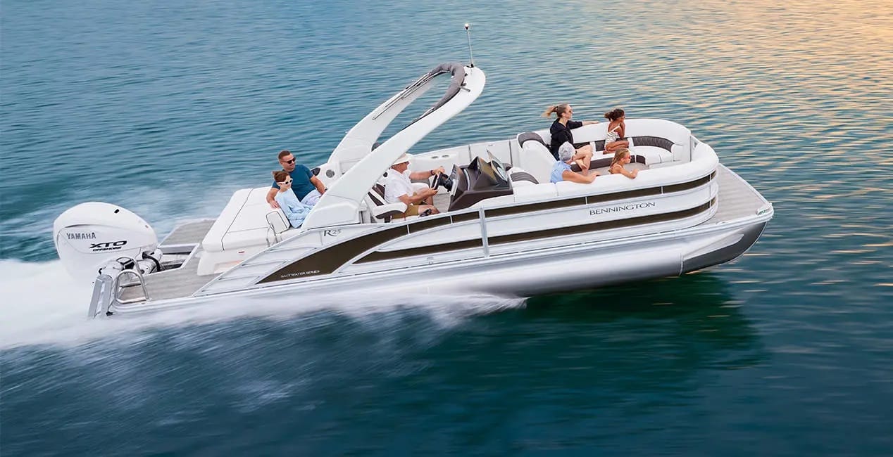 New Bennington R Line Luxury Quad Bench Tritoon Boats For Sale Near ...